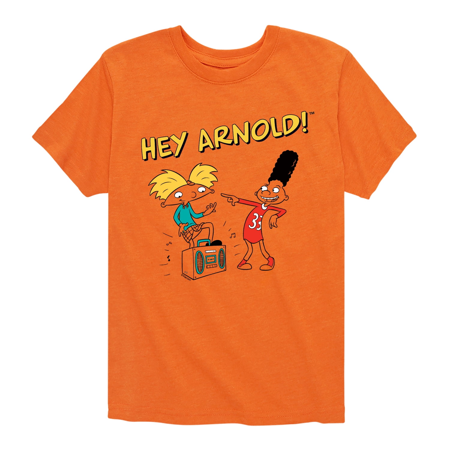 Hey Arnold! - Best Buds - Toddler And Youth Short Sleeve Graphic T ...
