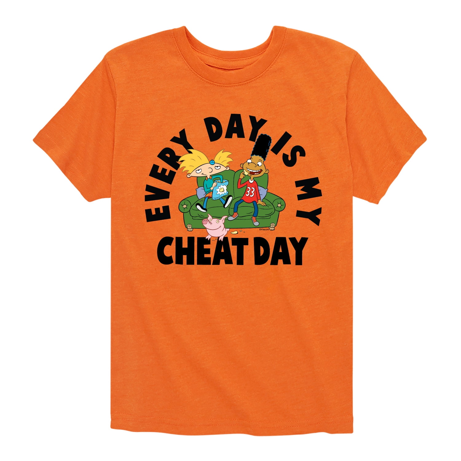 Hey Arnold! - Cheat Day - Toddler And Youth Short Sleeve Graphic T ...