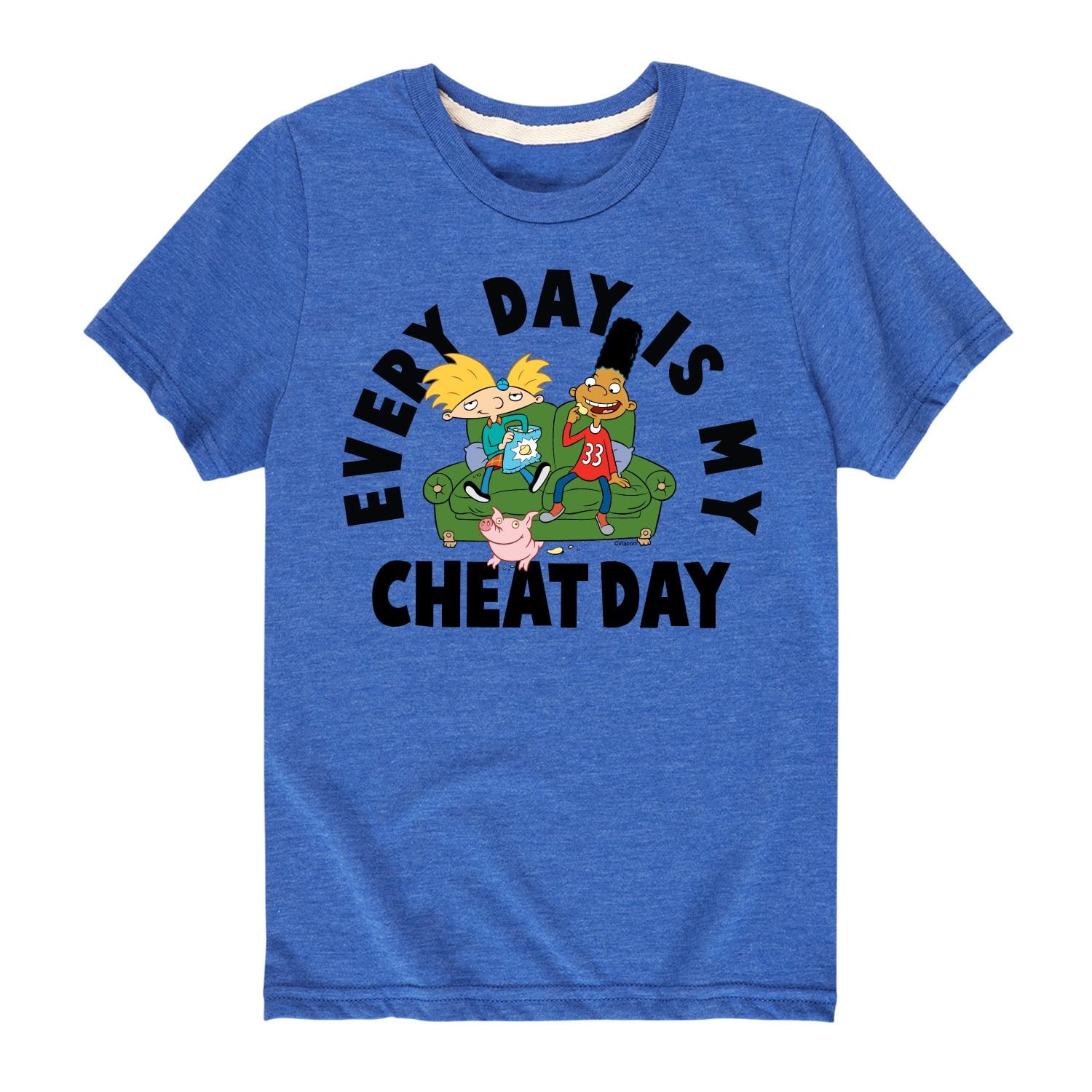 Hey Arnold! - Cheat Day - Toddler And Youth Short Sleeve Graphic T ...
