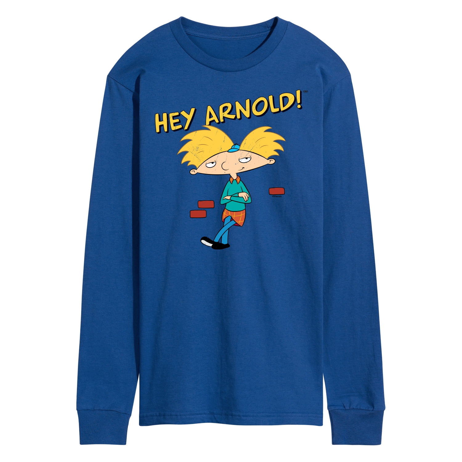 Hey Arnold! - Cool Arnold - Men's Long Sleeve T-Shirt - Walmart.com