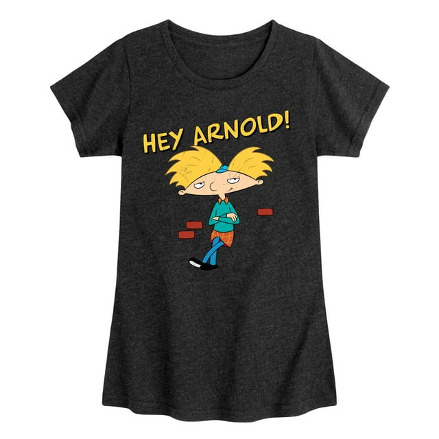 Hey Arnold! - Cool Arnold - Toddler And Youth Girls Short Sleeve ...