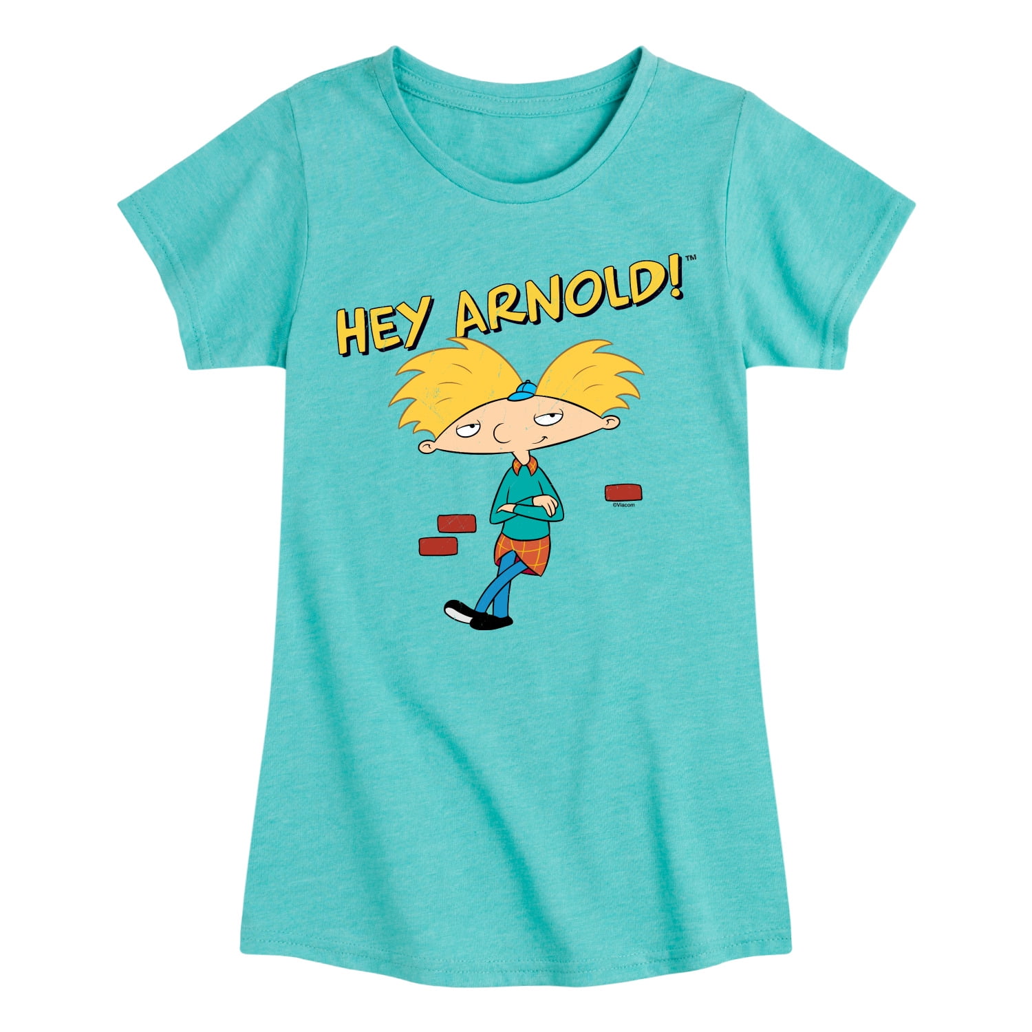 Hey Arnold! - Cool Arnold - Toddler And Youth Girls Short Sleeve ...