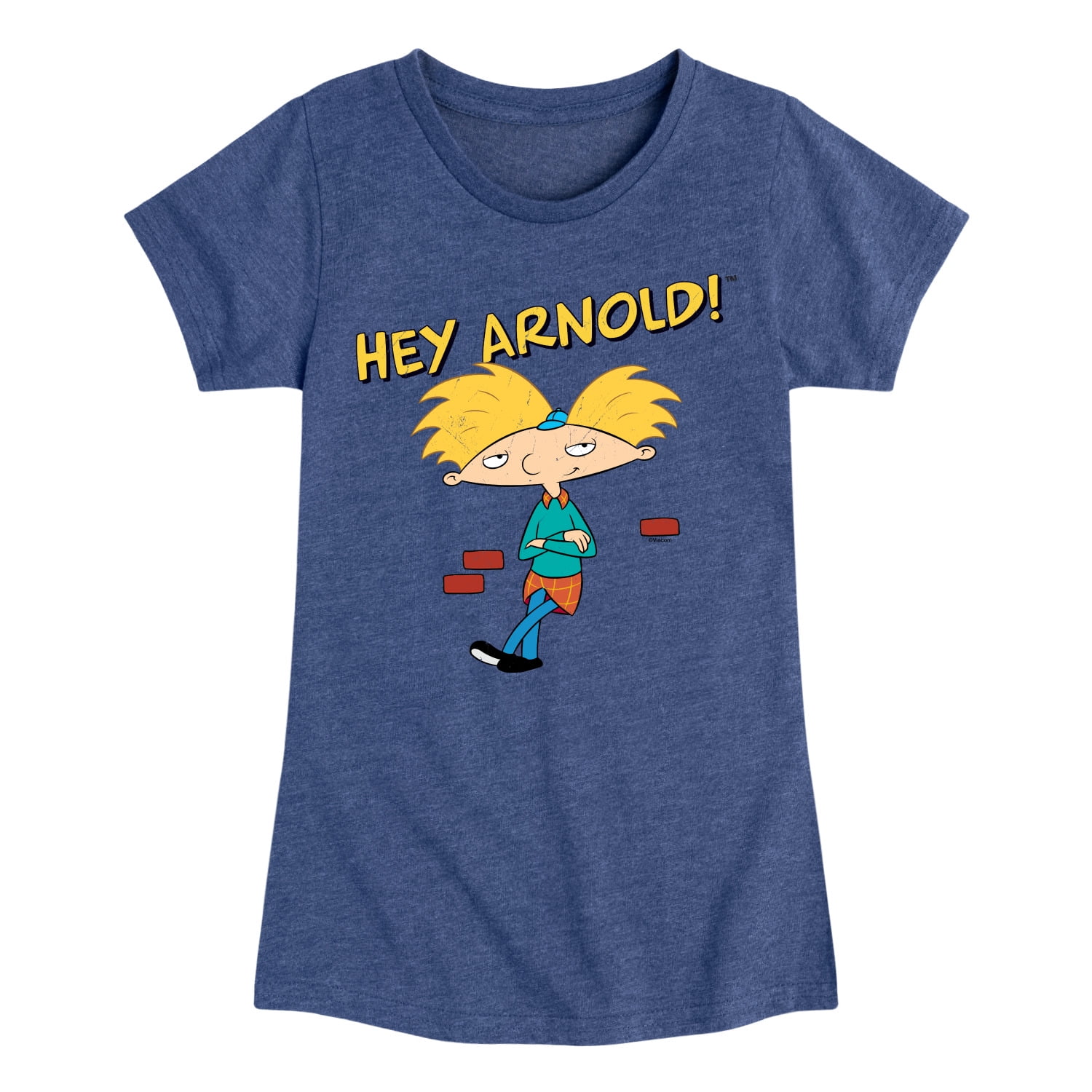 Hey Arnold! - Cool Arnold - Toddler And Youth Girls Short Sleeve ...