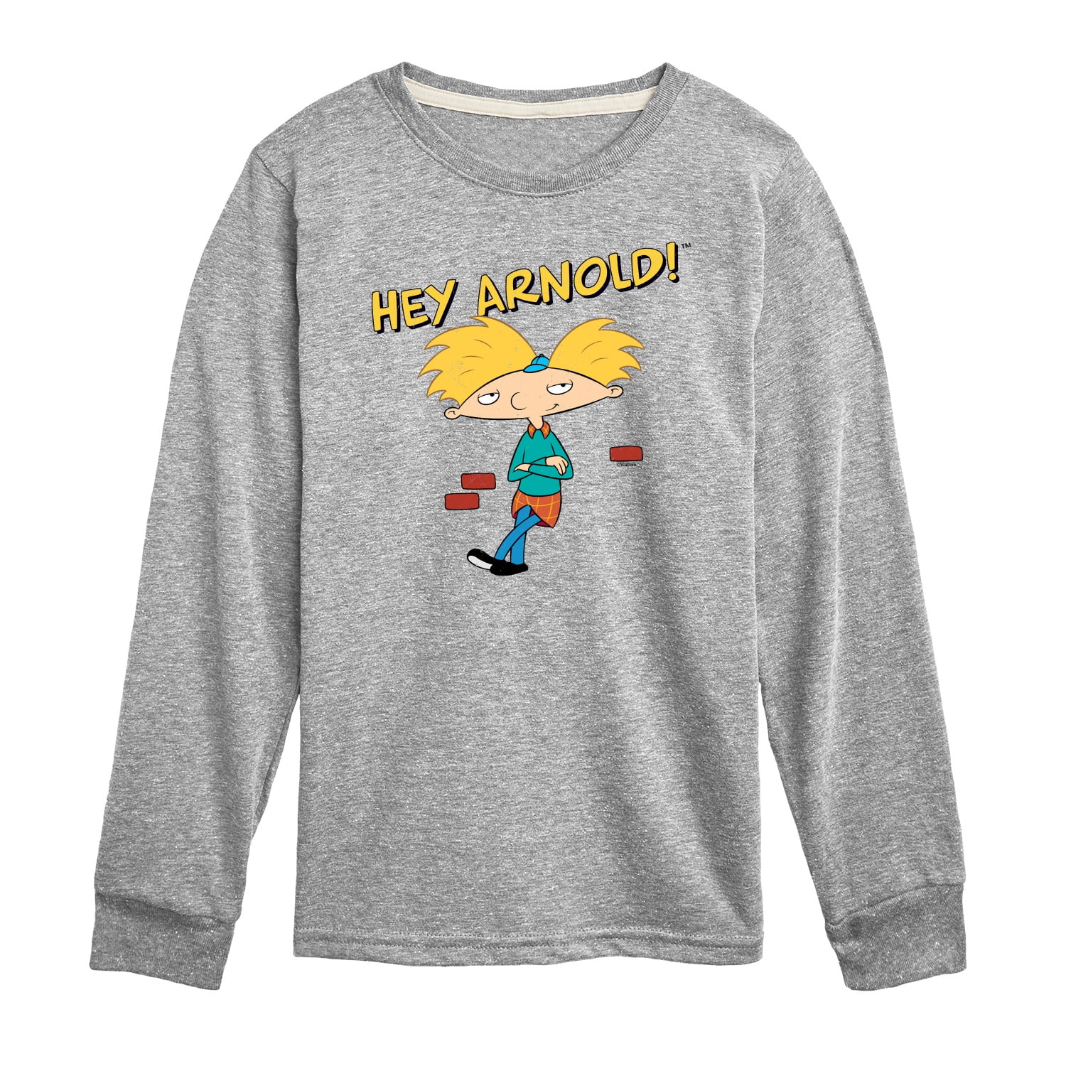 Hey Arnold! - Cool Arnold - Toddler And Youth Long Sleeve Graphic T ...