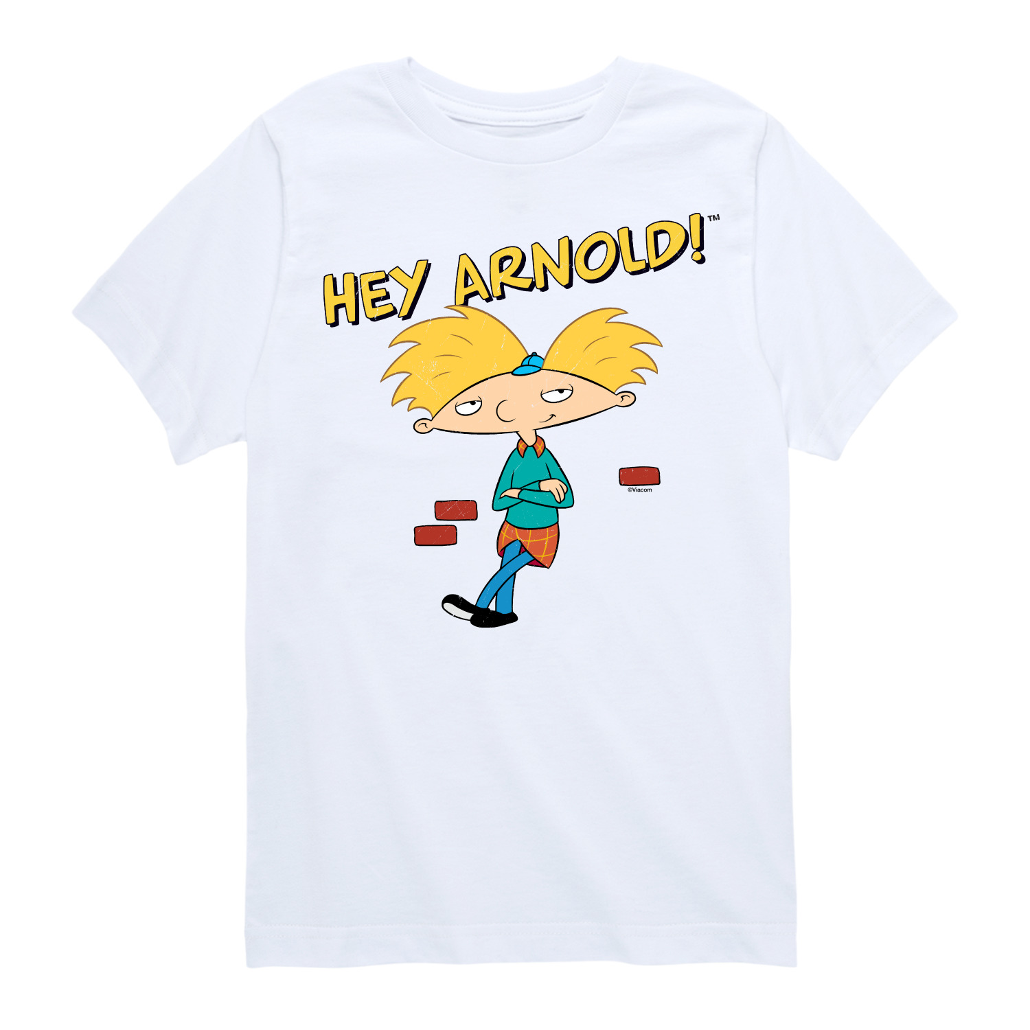 Hey Arnold! - Cool Arnold - Toddler And Youth Short Sleeve Graphic T ...