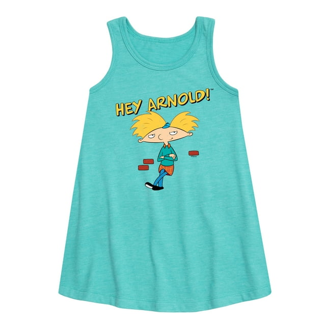 Hey Arnold! - Cool Arnold - Toddler and Youth Girls A-line Dress ...