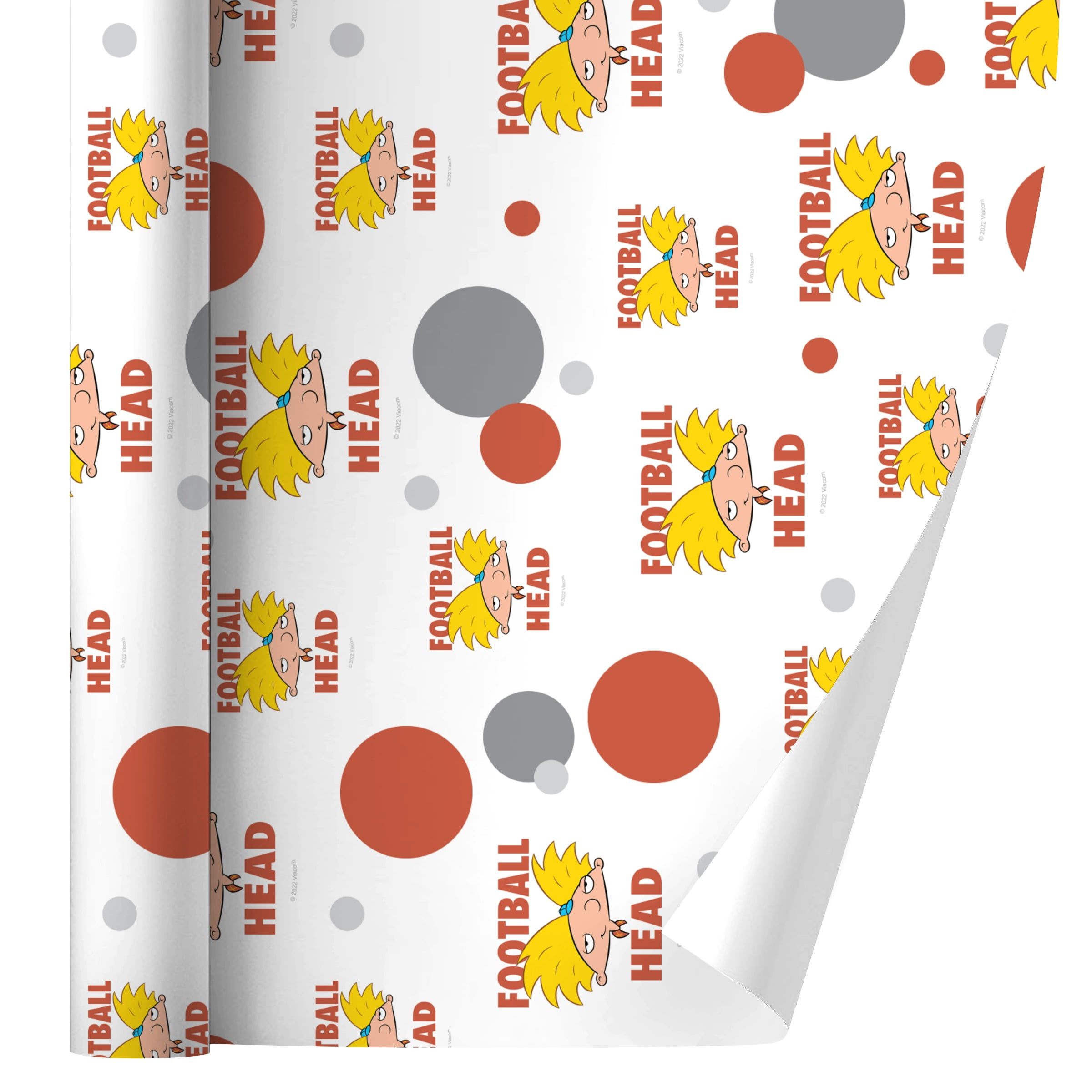Hey Arnold! Football Head Gift Wrap Wrapping Paper Roll - Walmart.com