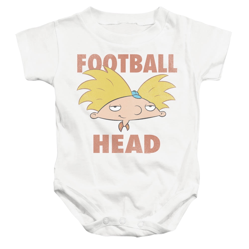 Hey Arnold Football Head Unisex Infant Snap Suit for Baby (18 Months ...