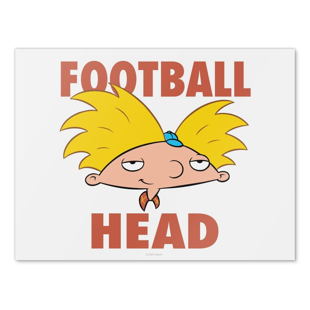 Hey Arnold! Football Head Wall Art Picture Paper Poster Décor Home ...