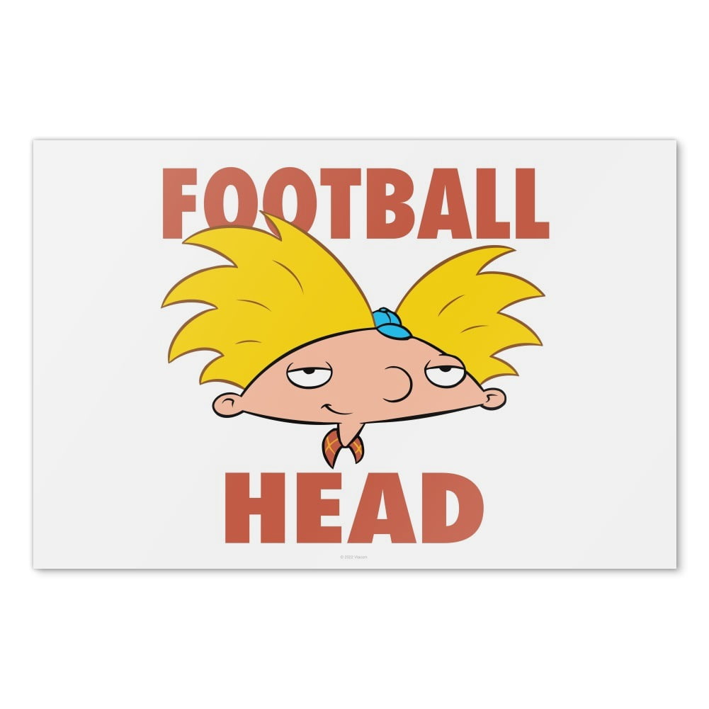 Hey Arnold! Football Head Wall Art Picture Paper Poster Décor Home ...
