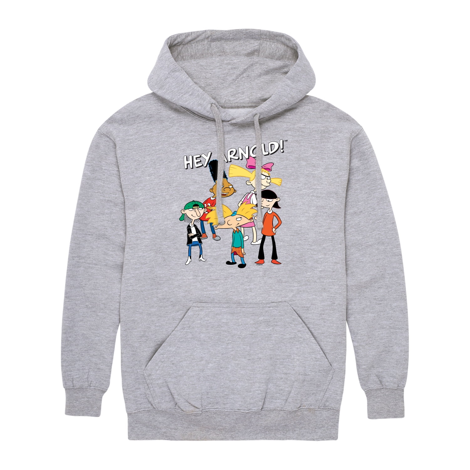 Hey Arnold! - Group Shot - Men's Pullover Hooded Fleece Sweatshirt ...