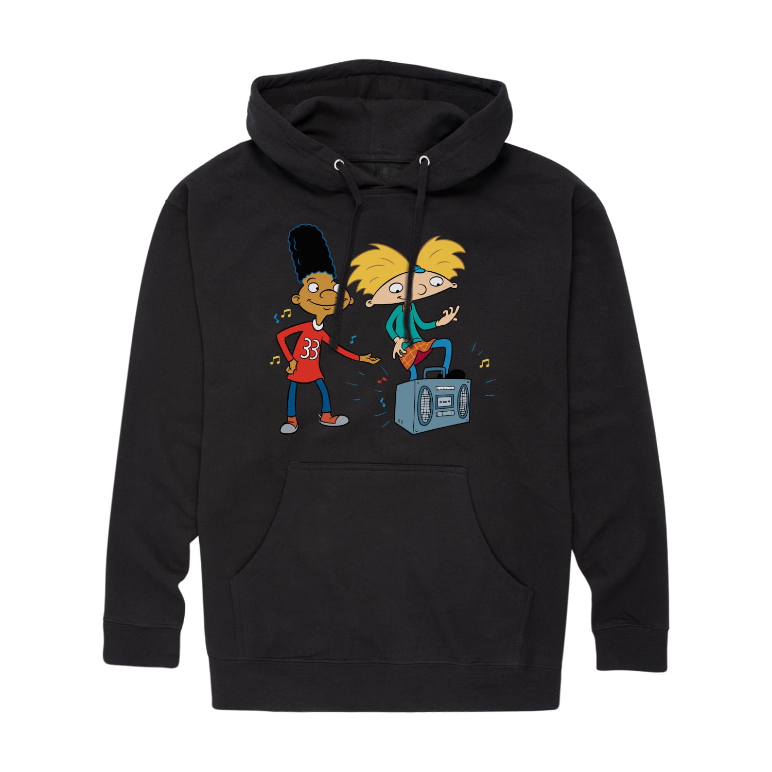 Hey Arnold! - HA Air Guitar - Men's Pullover Hooded Fleece Sweatshirt ...