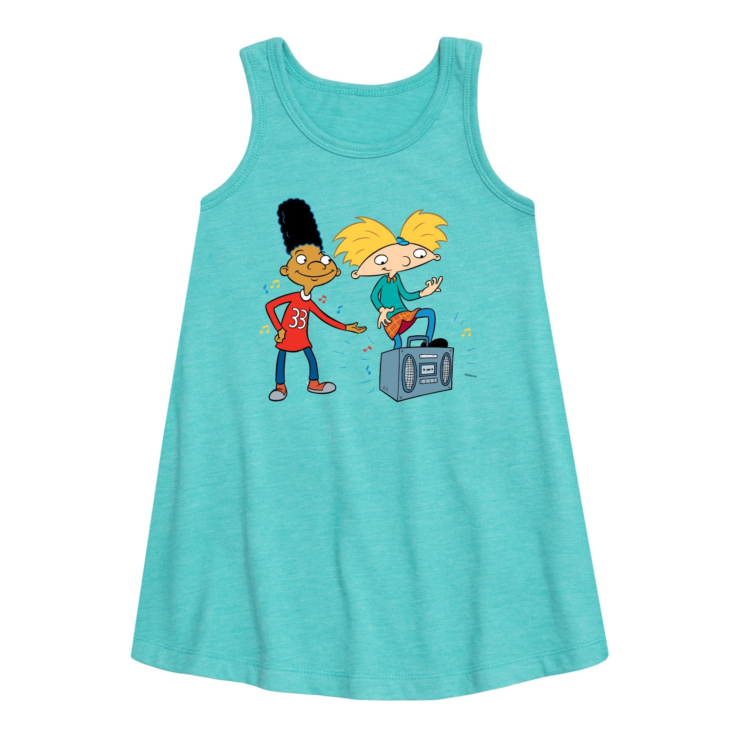 Hey Arnold! - HA Air Guitar - Toddler and Youth Girls A-line Dress ...