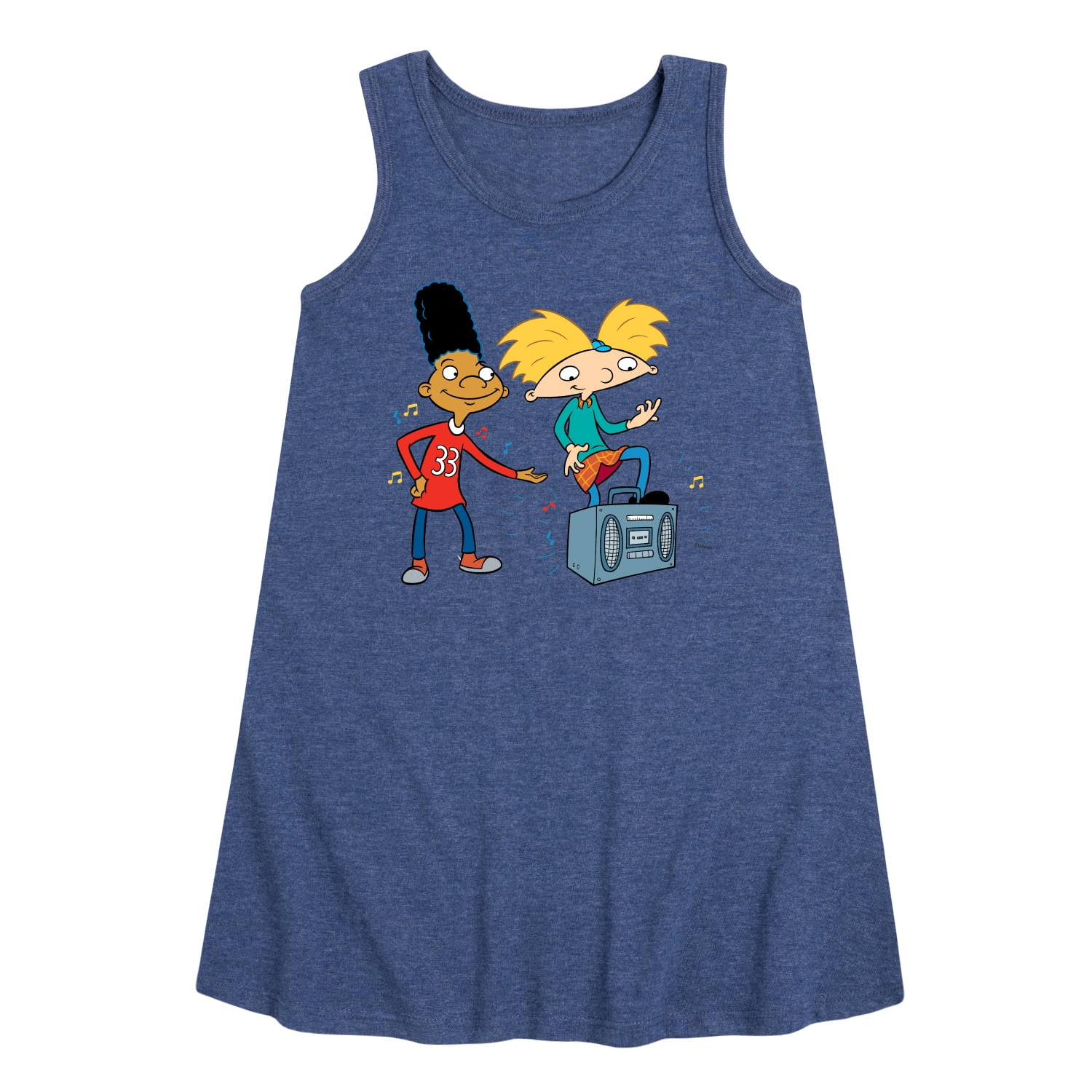 Hey Arnold! - HA Air Guitar - Toddler and Youth Girls A-line Dress ...