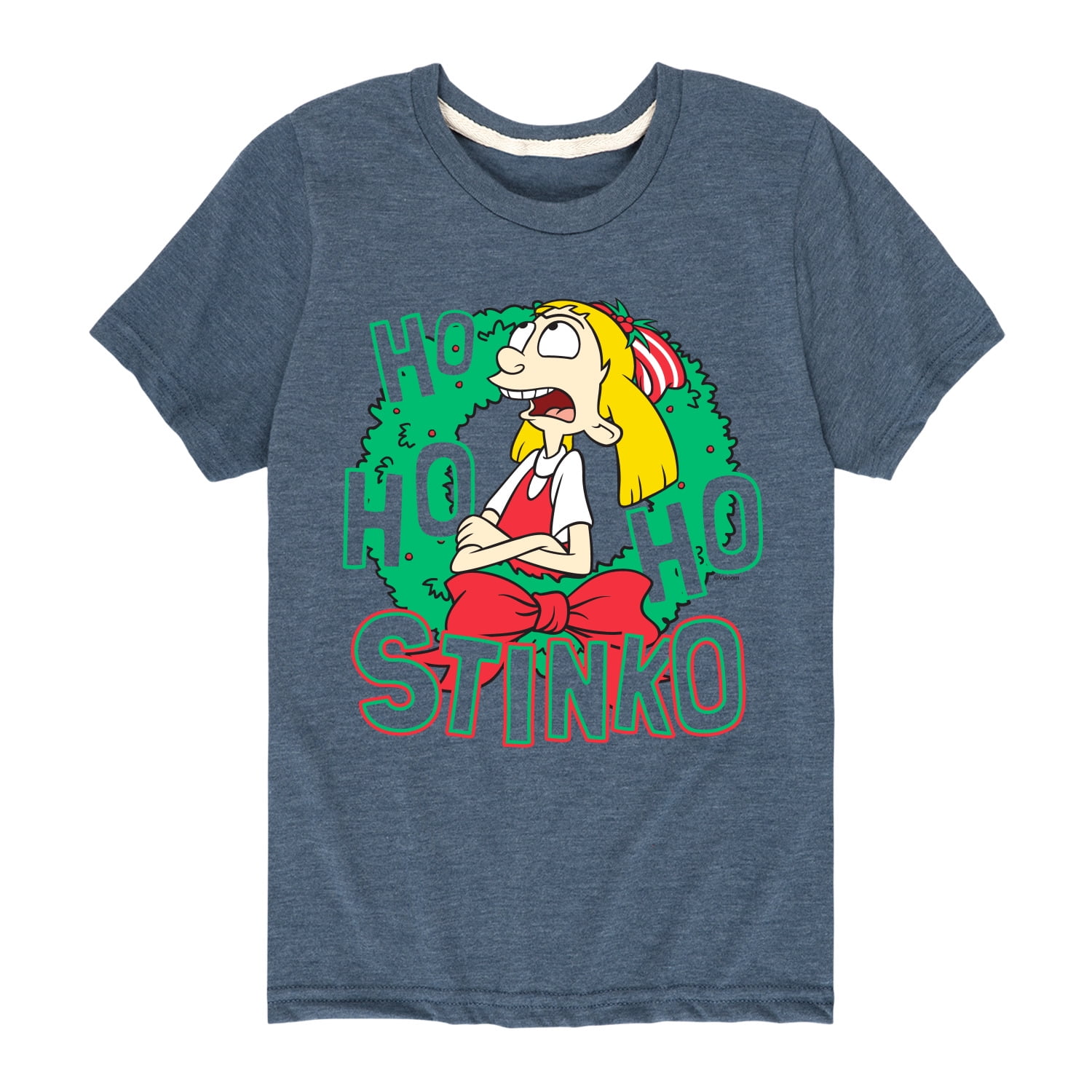 Hey Arnold! - Ho Ho Ho Stinko - Toddler And Youth Short Sleeve Graphic ...