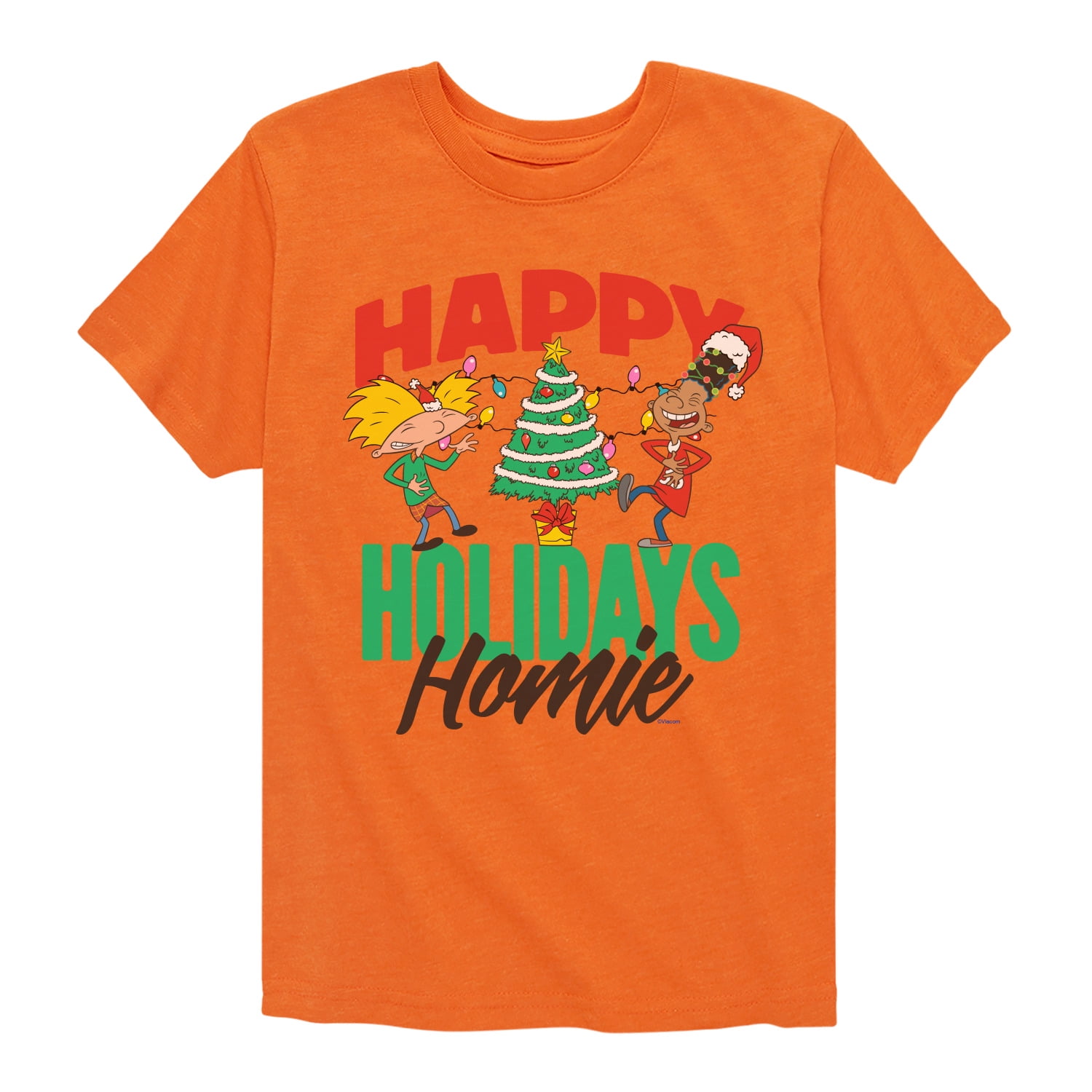 Hey Arnold! - Holiday Homies - Toddler And Youth Short Sleeve Graphic T ...