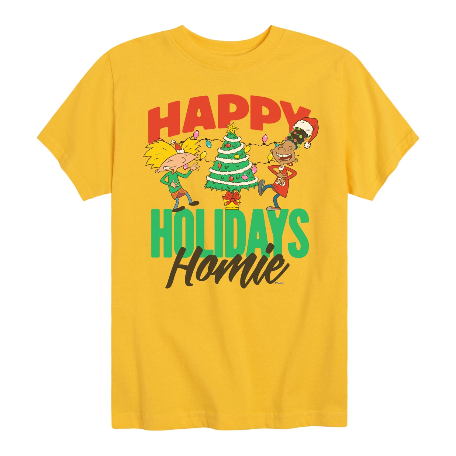 Hey Arnold! - Holiday Homies - Toddler And Youth Short Sleeve Graphic T ...