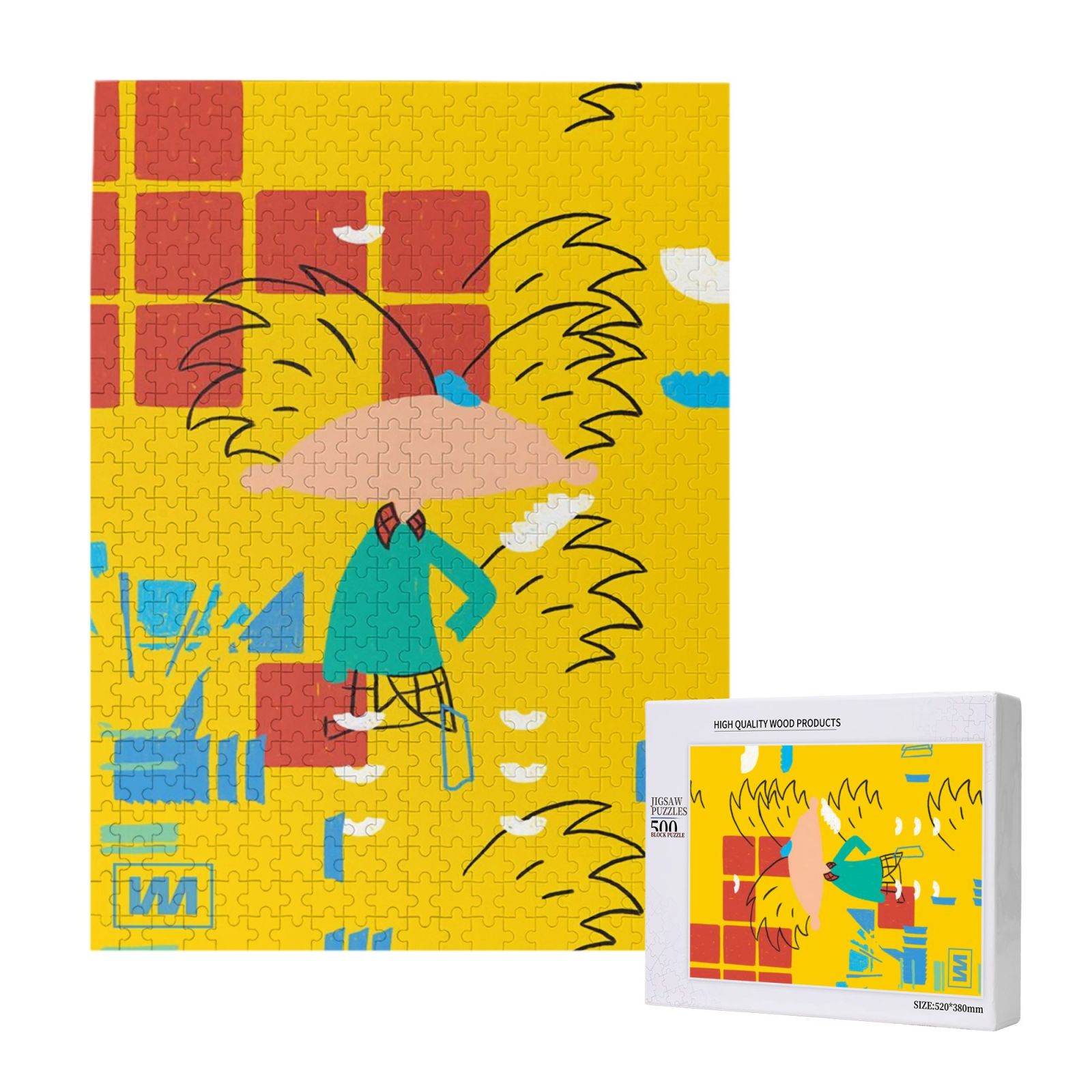 Hey Arnold Jigsaw Puzzle Interactive Brain Teaser Board Game for Adults ...