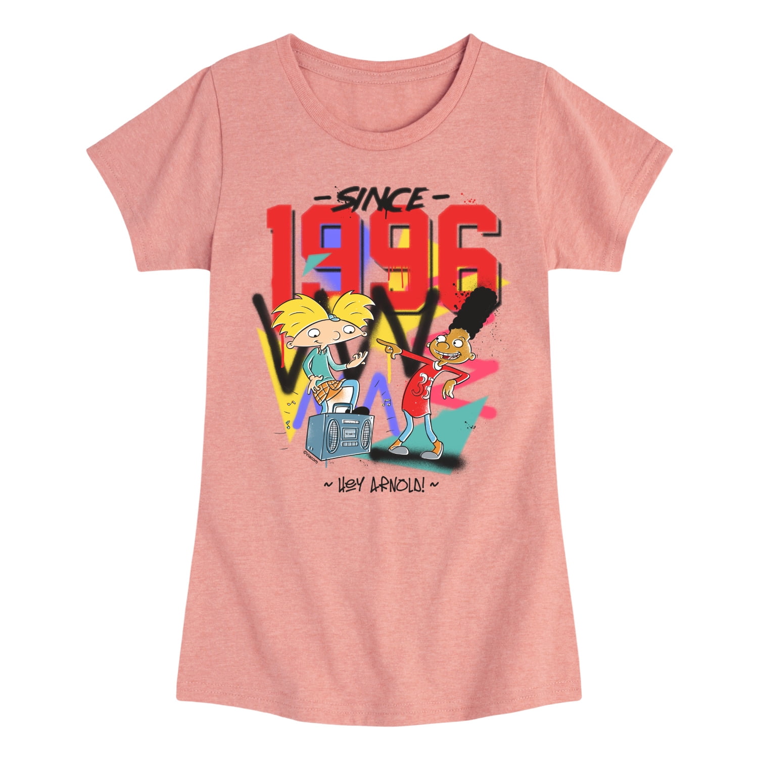 Hey Arnold! - Since 96 - Toddler And Youth Girls Short Sleeve Graphic T ...