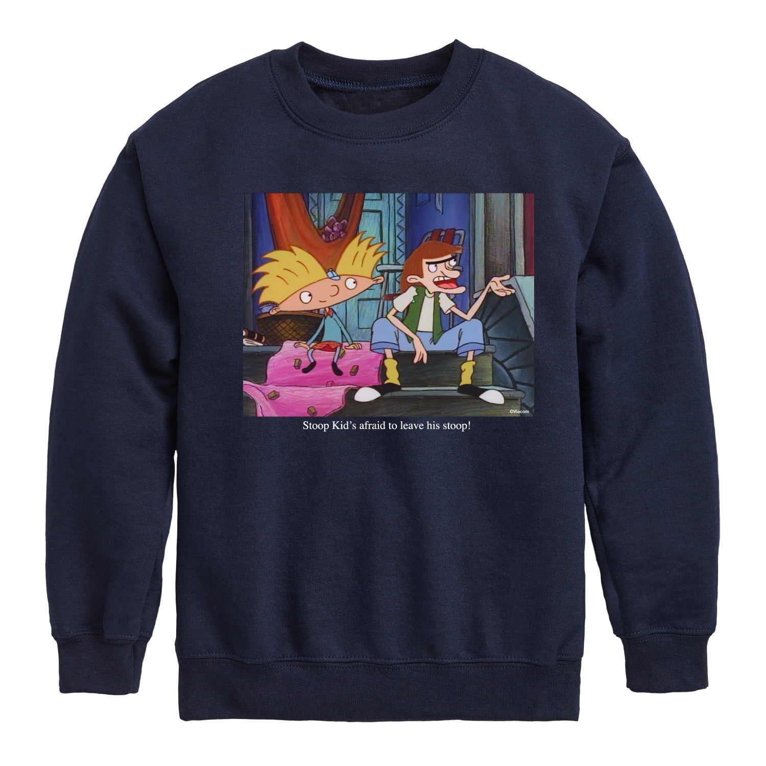 Hey Arnold! - Stoop Kid - Toddler And Youth Crewneck Fleece Sweatshirt ...