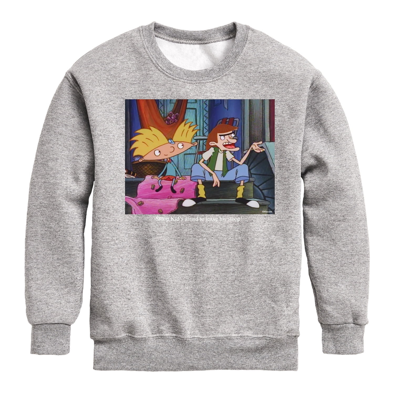 Hey Arnold! - Stoop Kid - Toddler And Youth Crewneck Fleece Sweatshirt ...