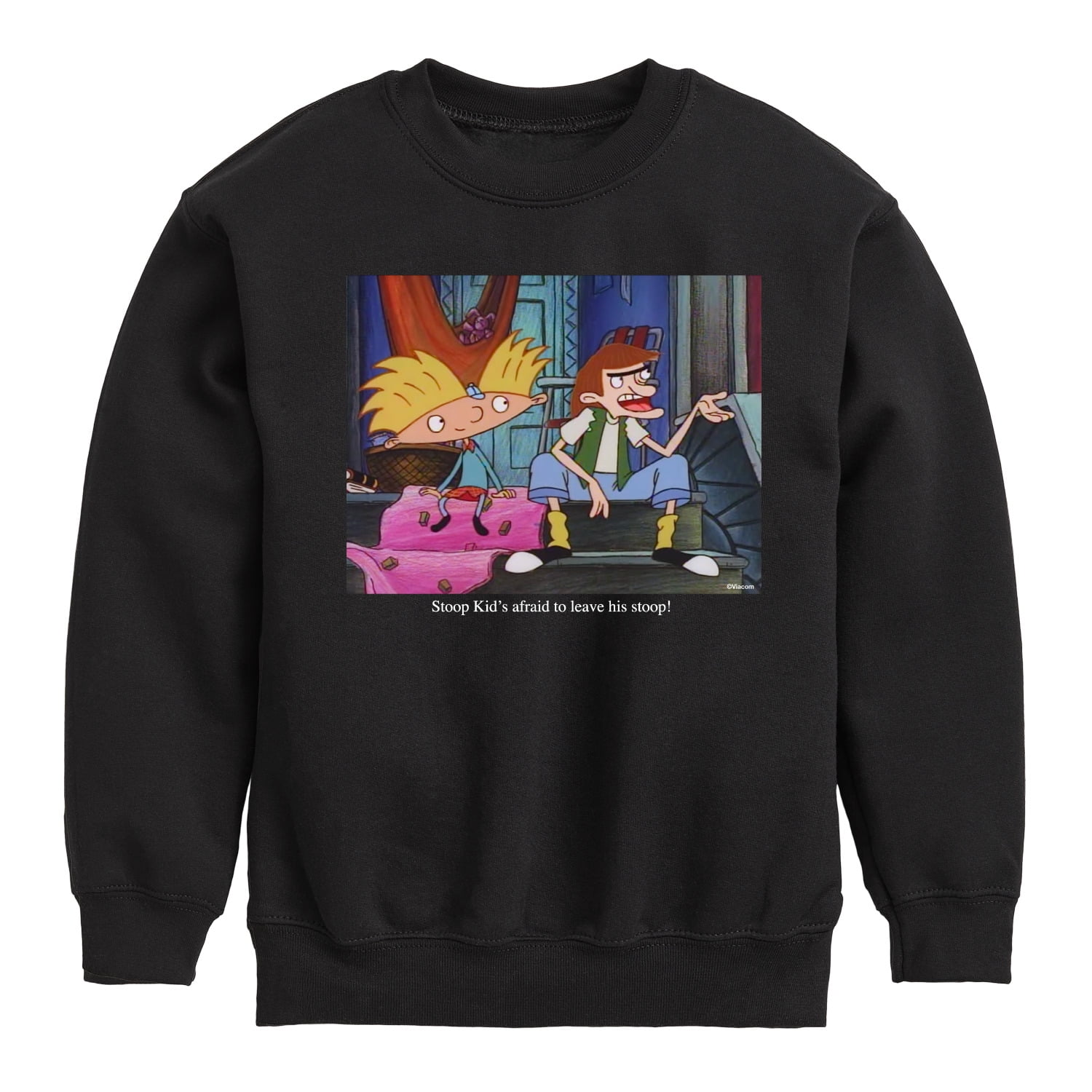 Hey Arnold! - Stoop Kid - Toddler And Youth Crewneck Fleece Sweatshirt ...