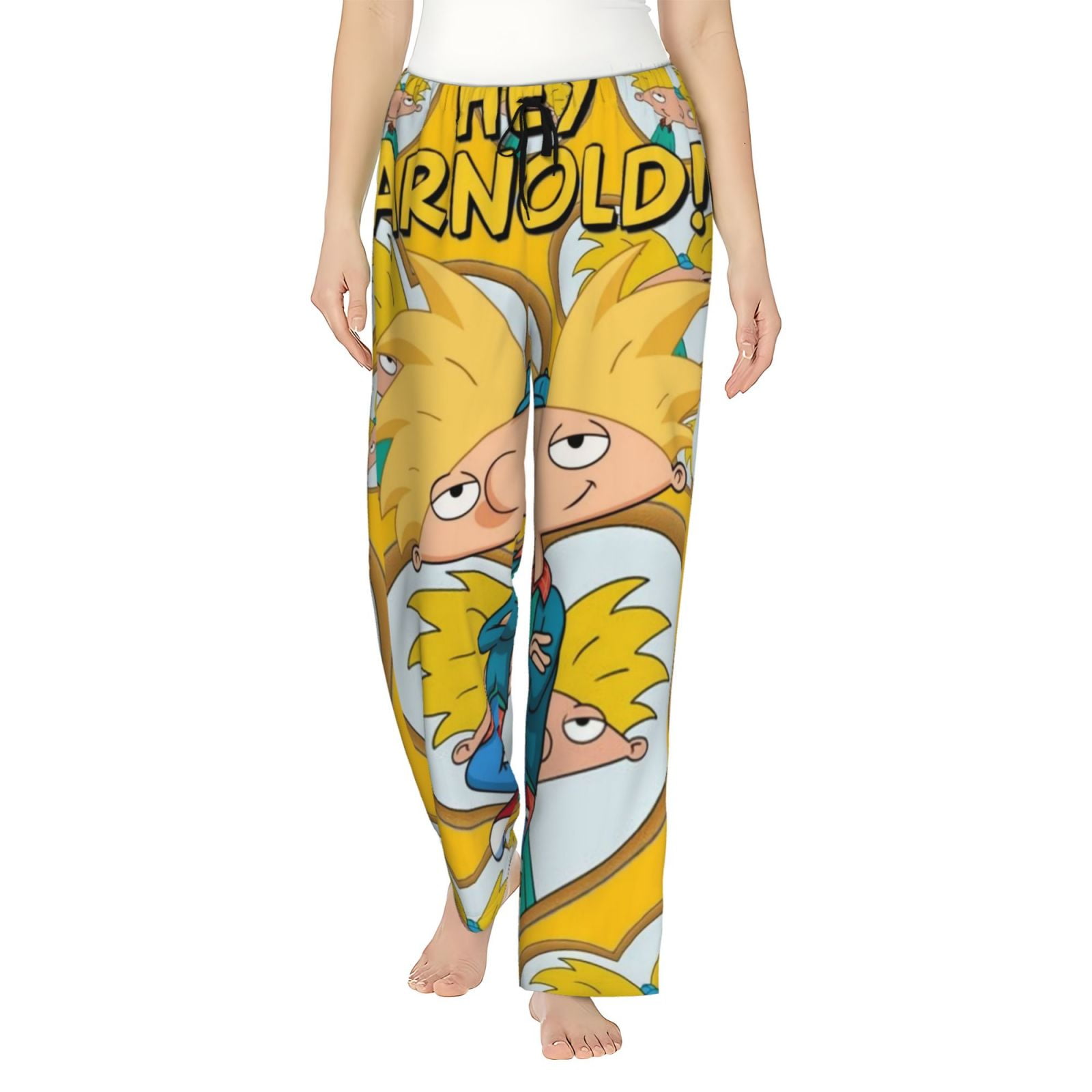 Hey Arnold Unisex Home Pajamas, Stylish Casual Full Print Drawstring ...