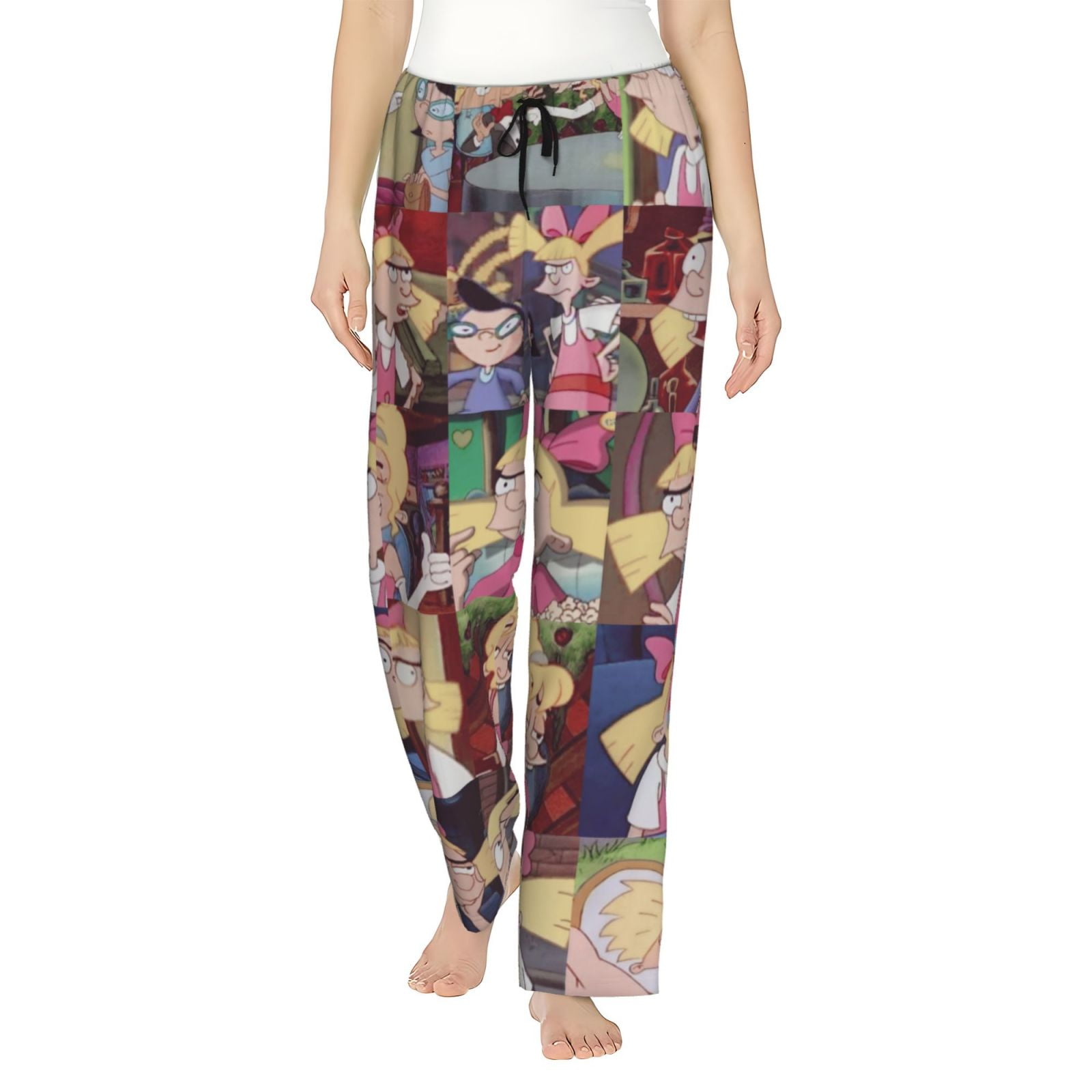 Hey Arnold Unisex Home Pajamas, Stylish Casual Full Print Drawstring ...