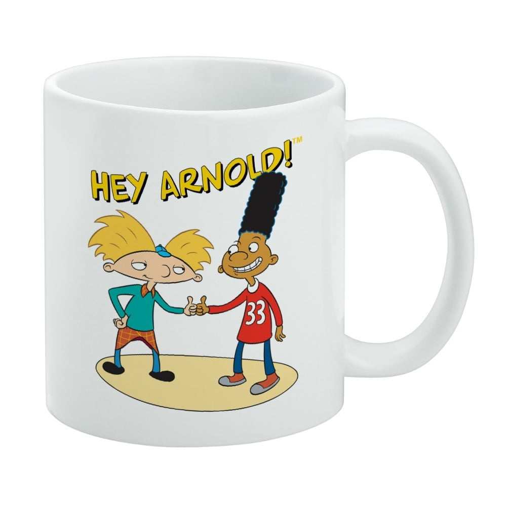 Hey Arnold! and Gerald with Logo Ceramic Coffee Mug, Novelty Gift Mugs for Coffee, Tea and Hot ...