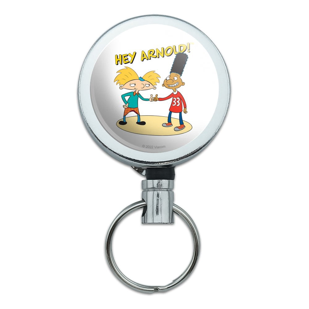 Hey Arnold! and Gerald with Logo Heavy Duty Metal Retractable Reel ID ...