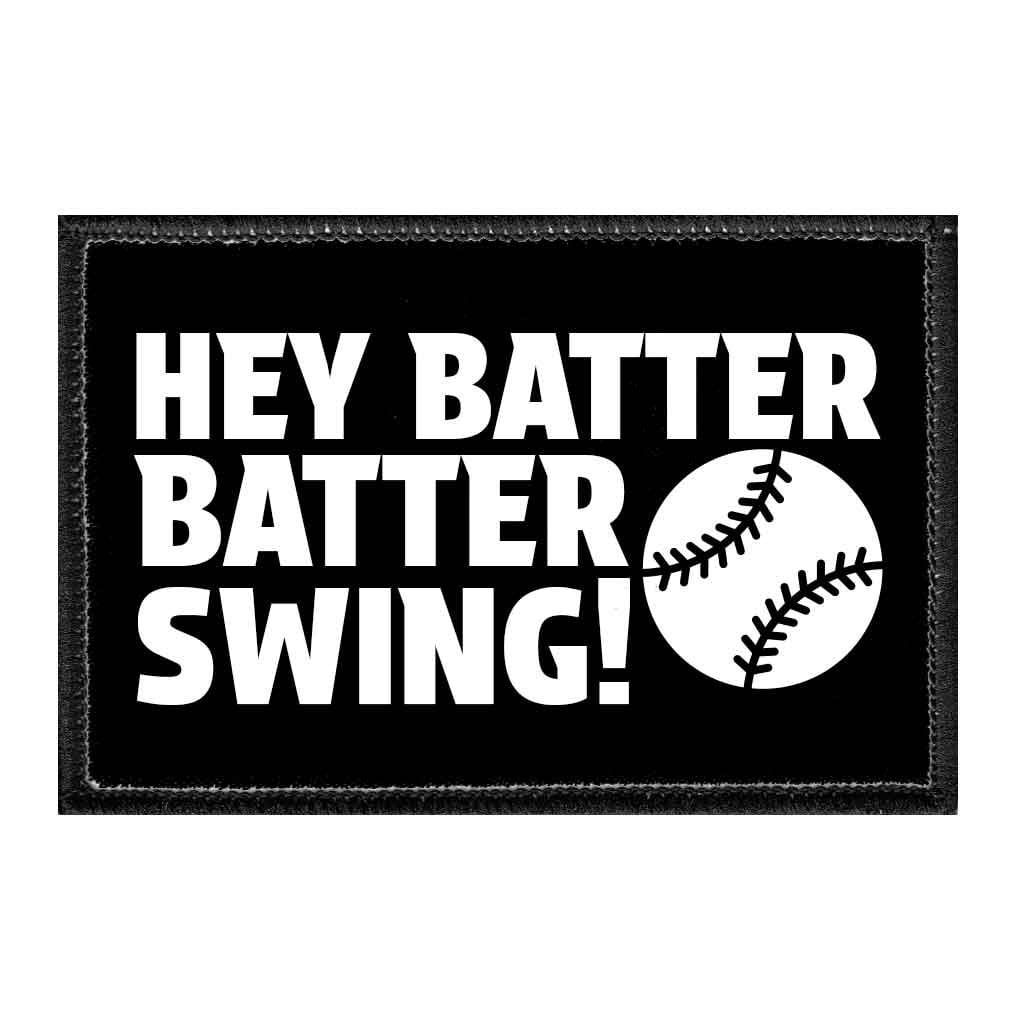 Hey Batter Batter Swing! - Removable Patch - Walmart.com