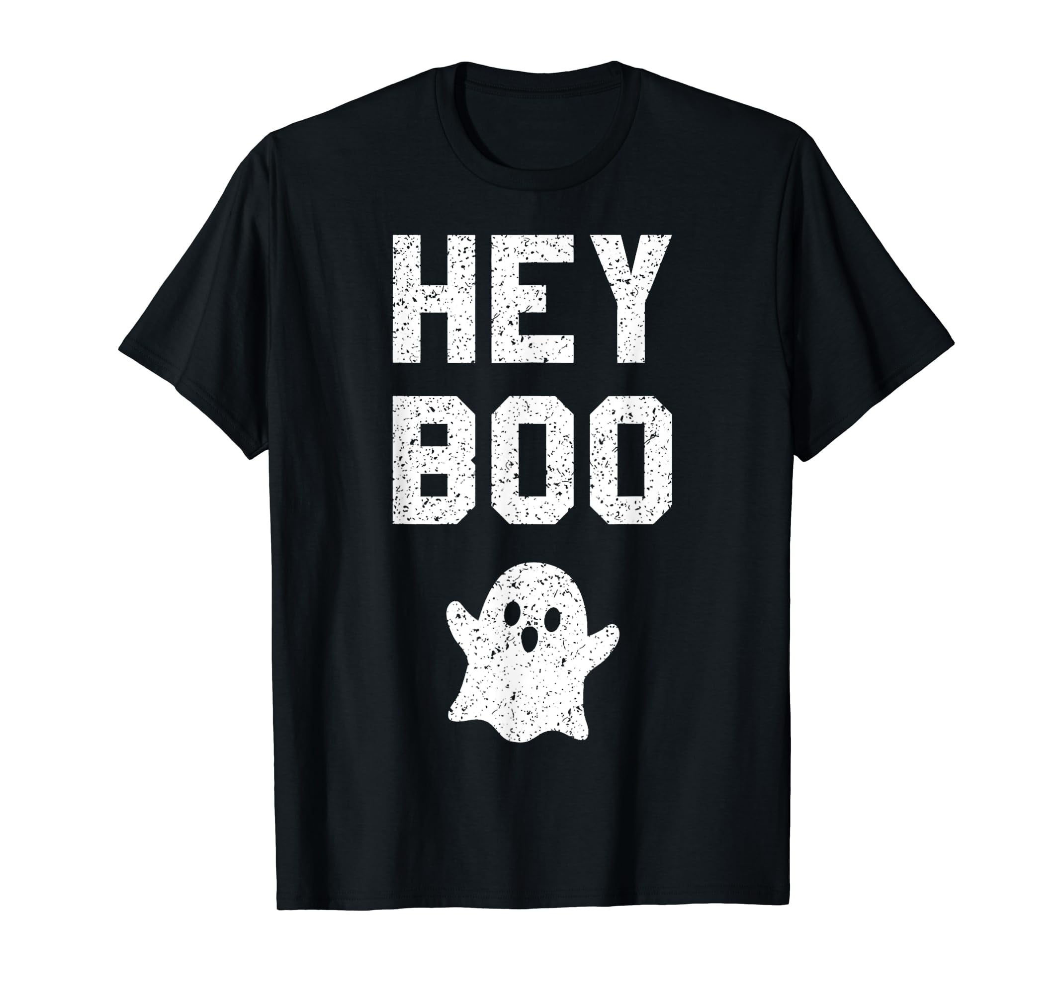 Hey Boo Cute Ghost Retro Halloween Costume Women Men Kids T-Shirt ...