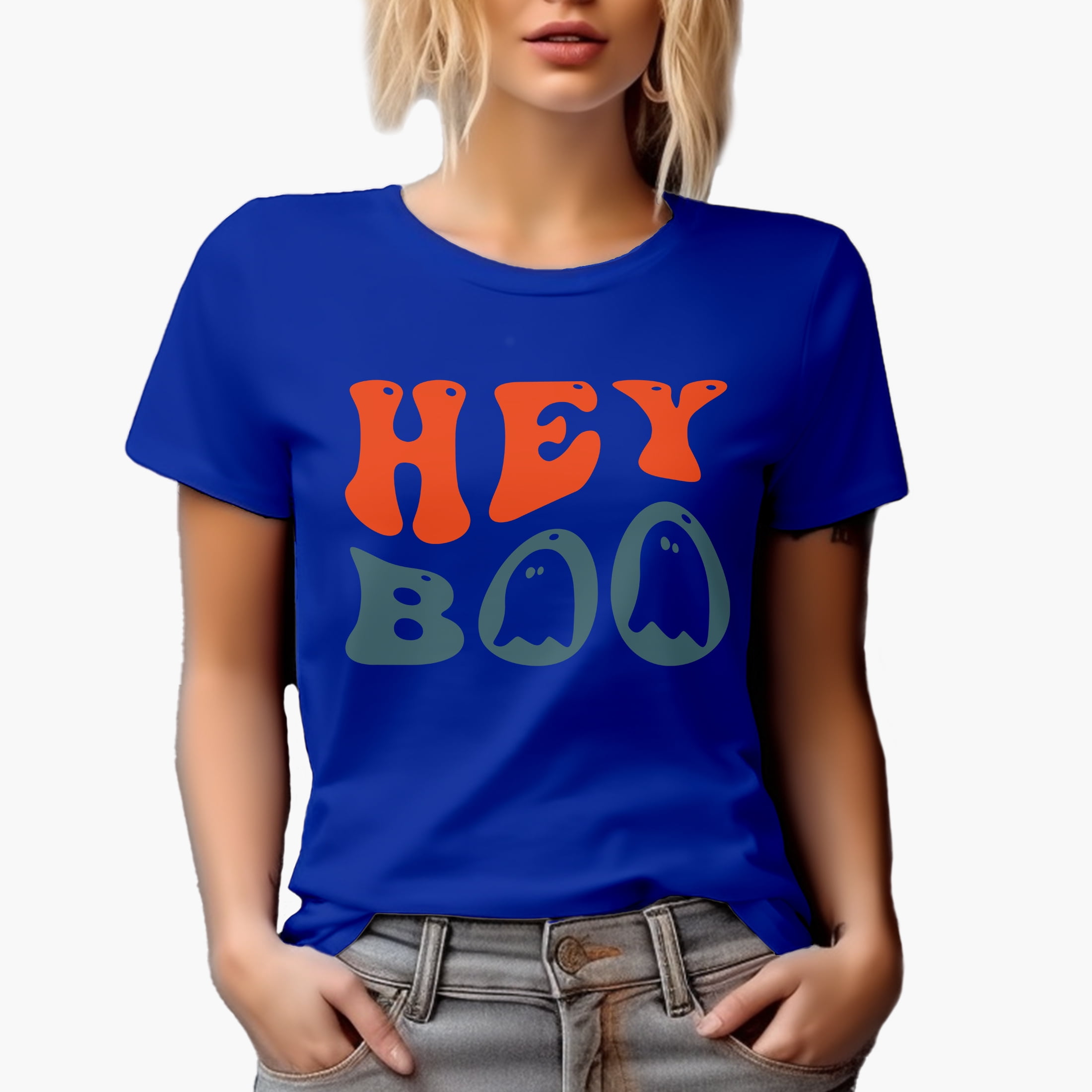 Hey Boo, Pun for Girlfriend, Boyfriend, Wife or Husband, Groovy Retro ...