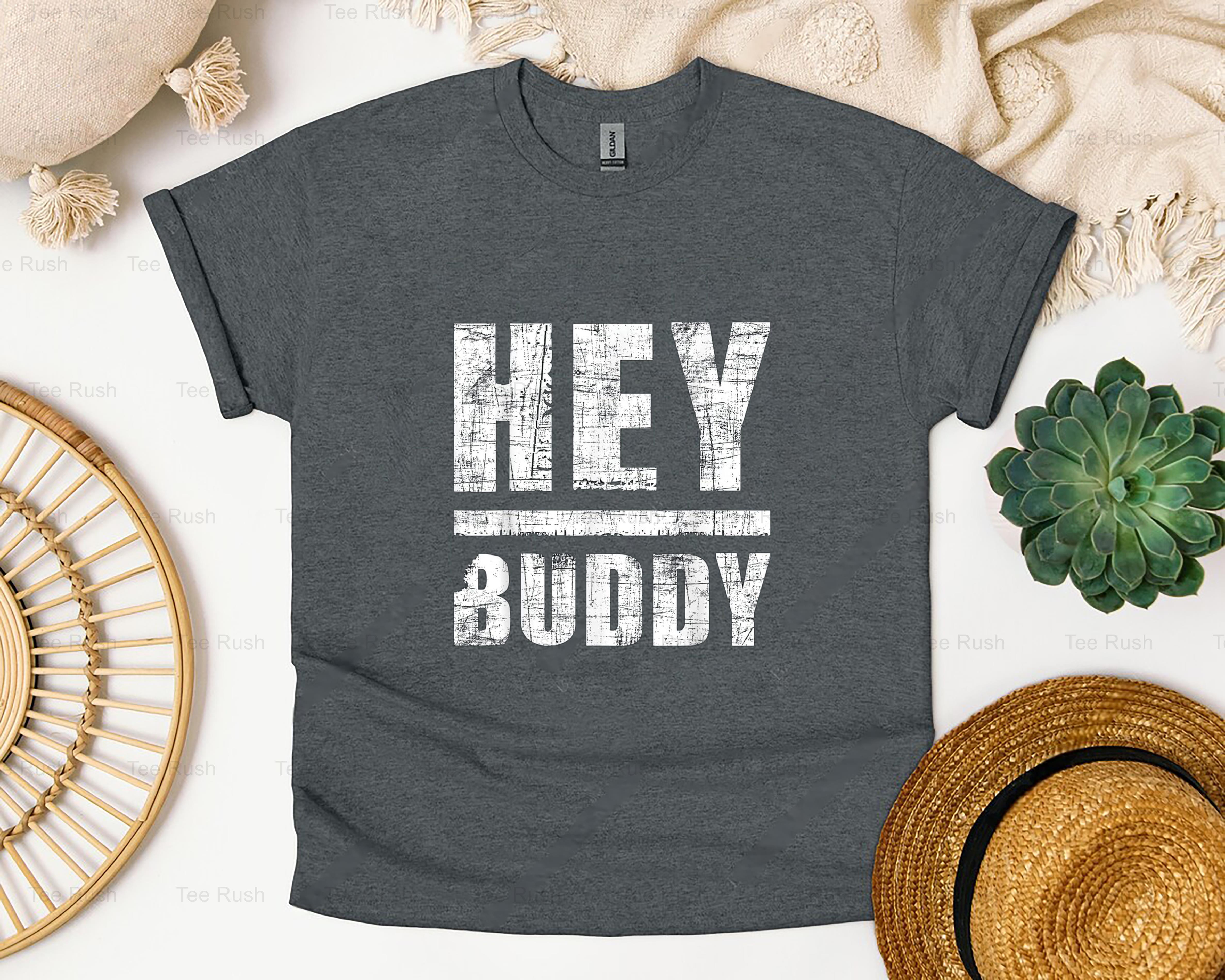 Hey Buddy Buddies Father's Day BFF Funny Best Friend Dad Son Gift,T ...