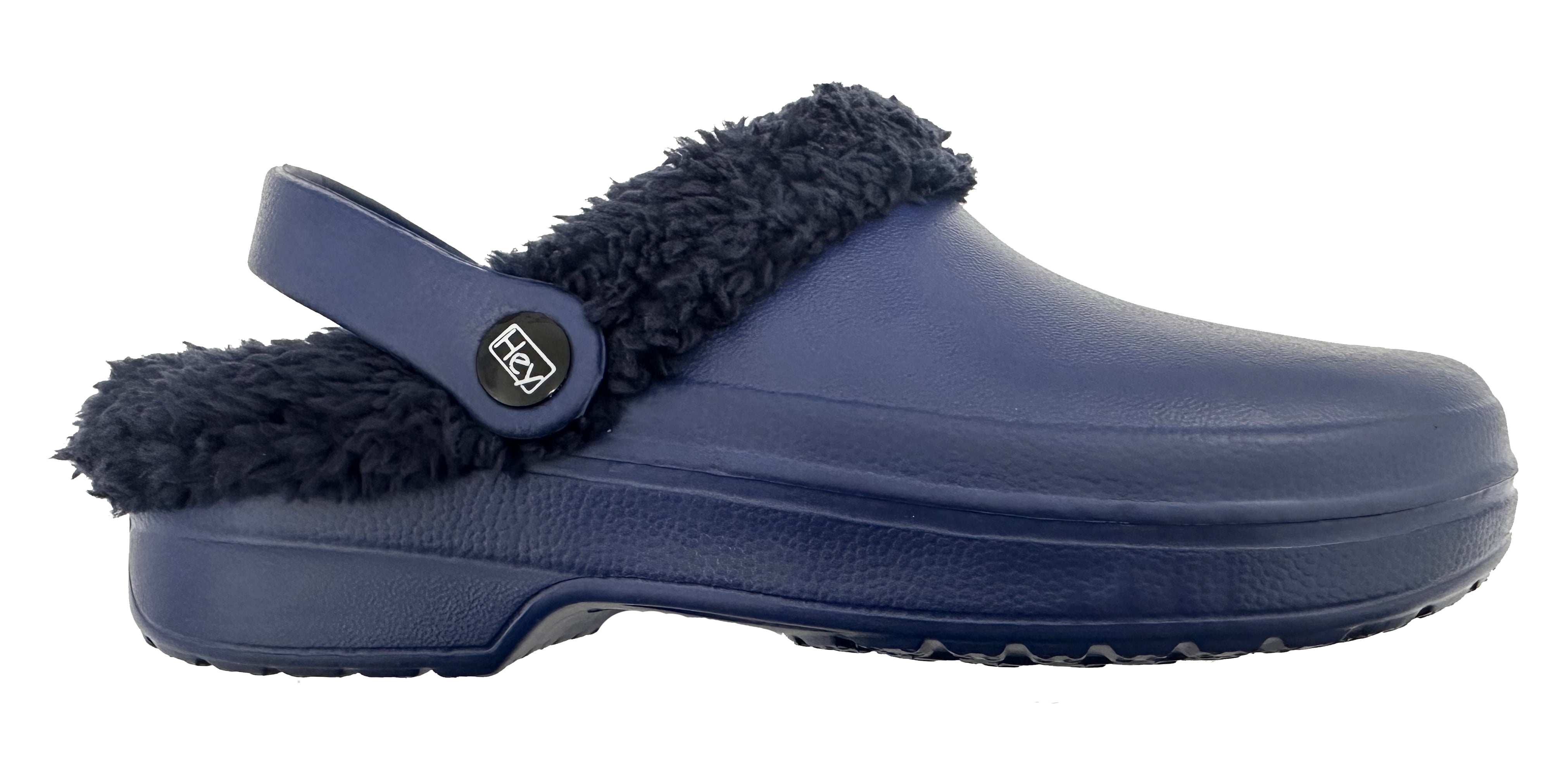 Hey Collection Clogs- Faux Fur Lined Clog Shoes Warm Garden Comfort ...