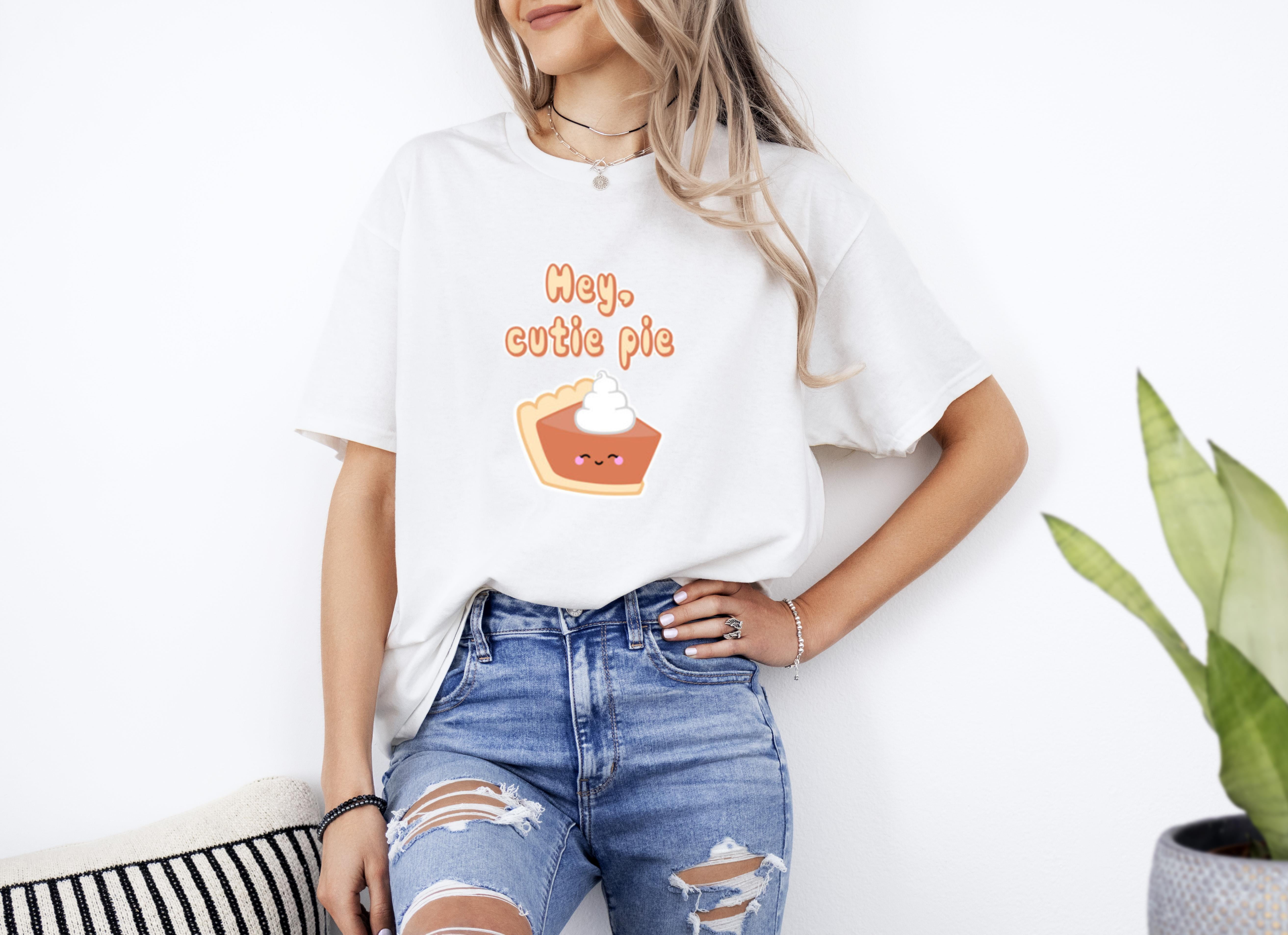 Hey Cutie Pie Funny Baking Quote Pun For A Pastry Chef Unisex T-Shirt ...
