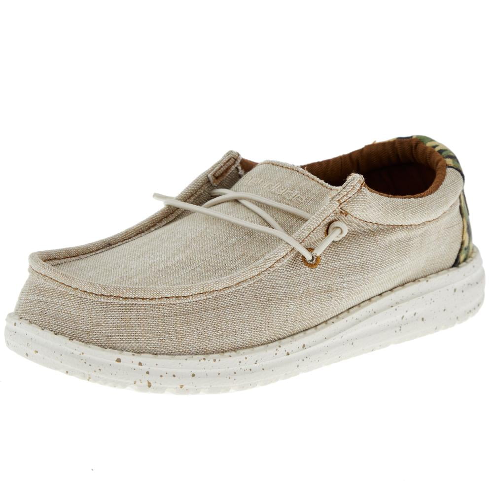 Hey Dude Boys Kids Chambray Camodino Casual 13 Blue - Walmart.com