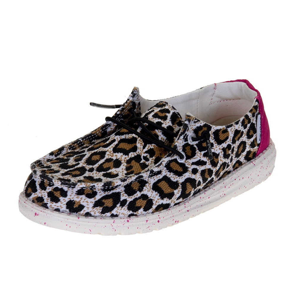 HEY DUDE Wendy Girls/Child shoe size Kid 10 Casual 130129758 Cheetah ...