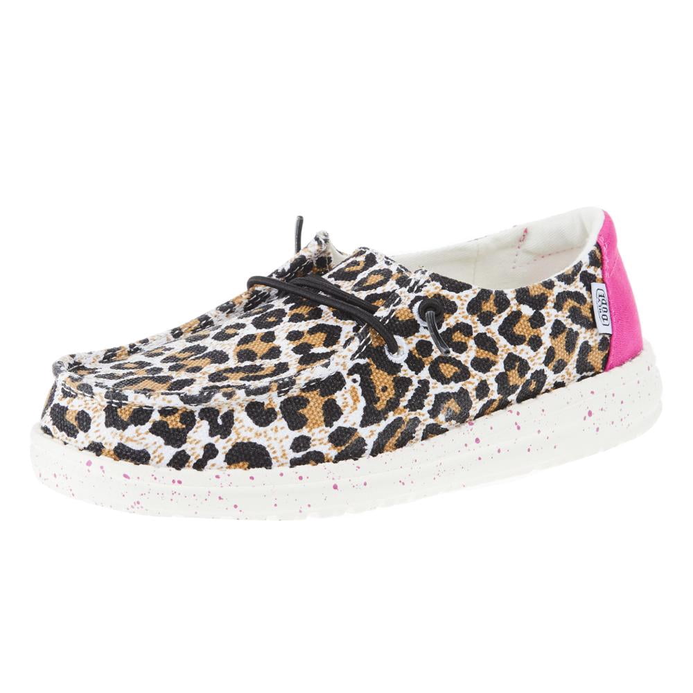 Hey Dude Boys Wendy Cheetah Cat Casual Shoe 3 Multi - Walmart.com