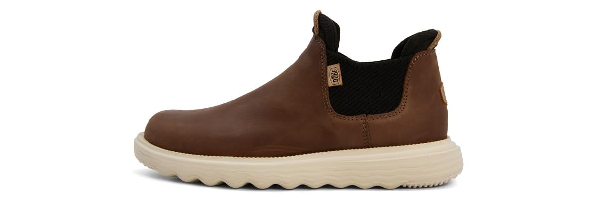 Hey Dude Branson Boot Craft Leather Coffee Size 6 Women's Pull on Boots ...