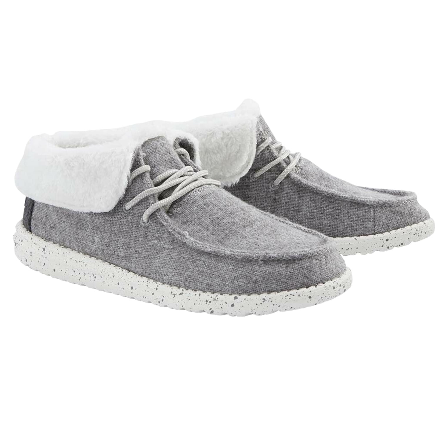 Hey Dude Ladies Britt Charcoal Shoes 121774000 - Walmart.com