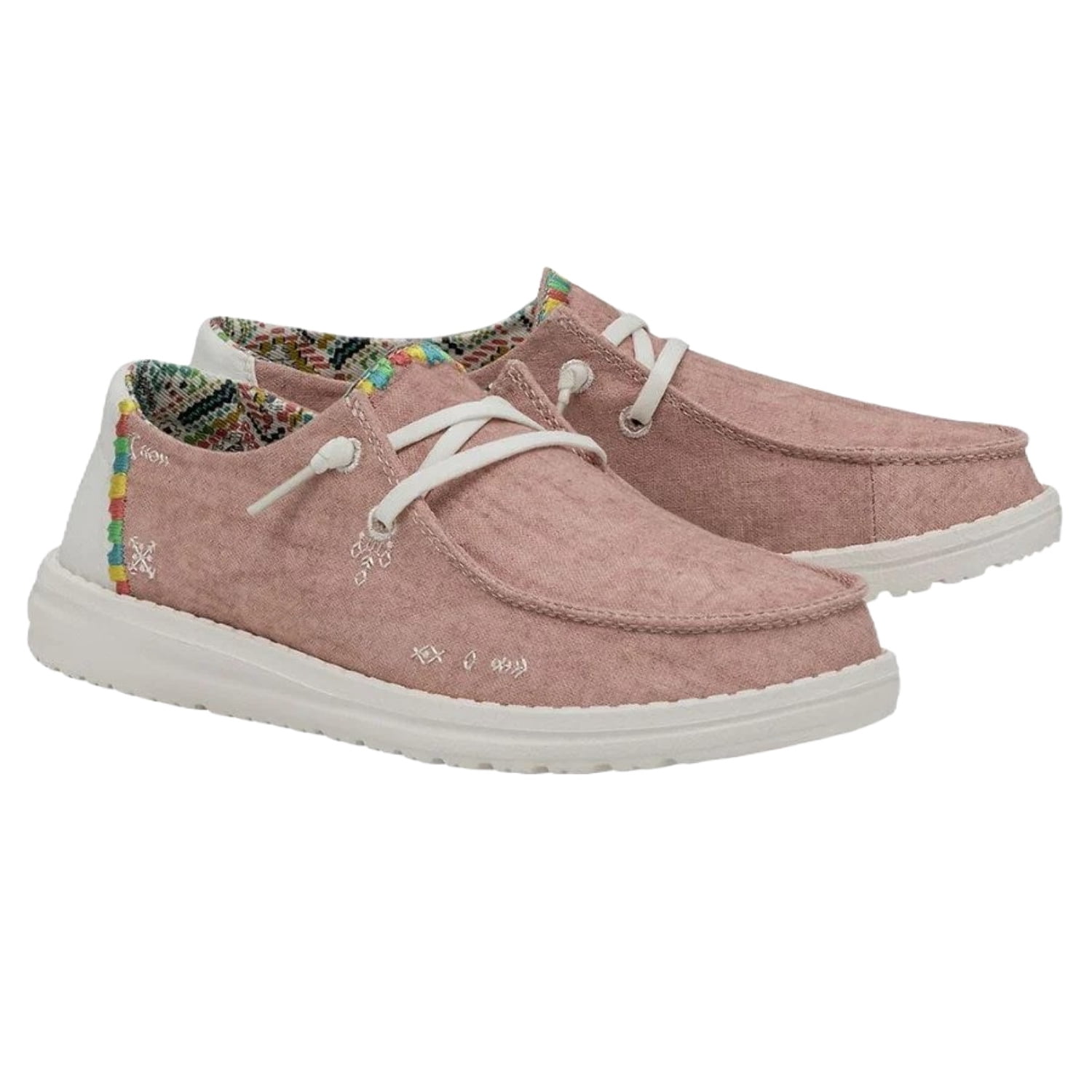 Hey Dude Ladies Wendy Boho Rose Pink Slip On Shoes 40054-662 - Walmart.com