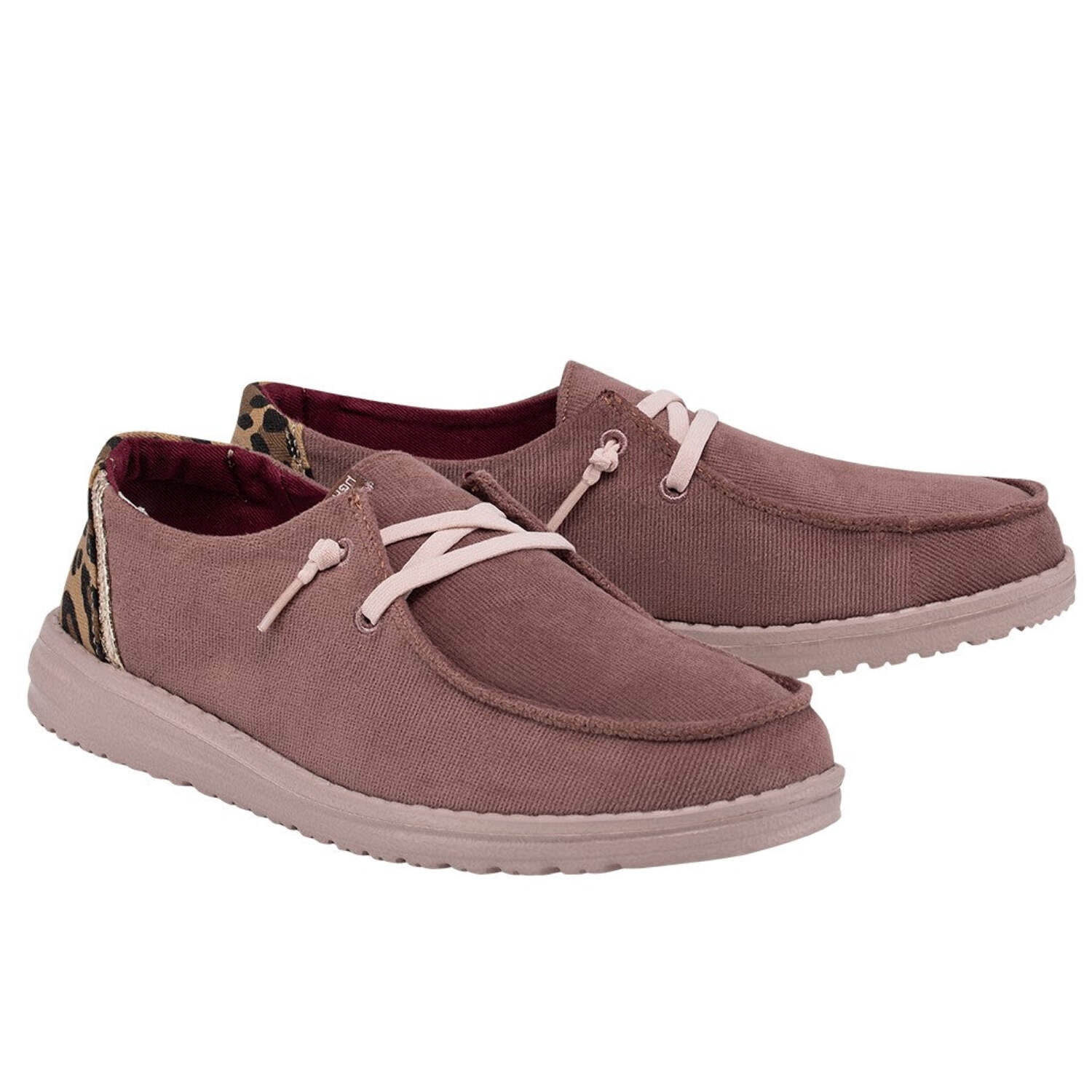 Hey Dude Ladies Wendy Corduroy Antique Rose Shoes 121415054 - Walmart.com
