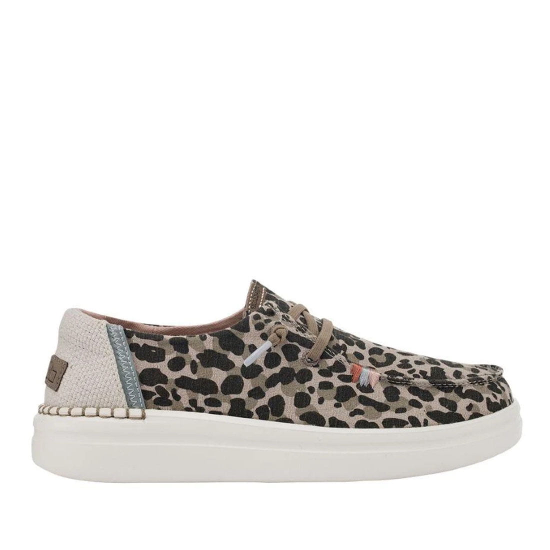 Hey Dude Ladies Wendy Ride Platform Jungle Beige Slip On Shoes ...