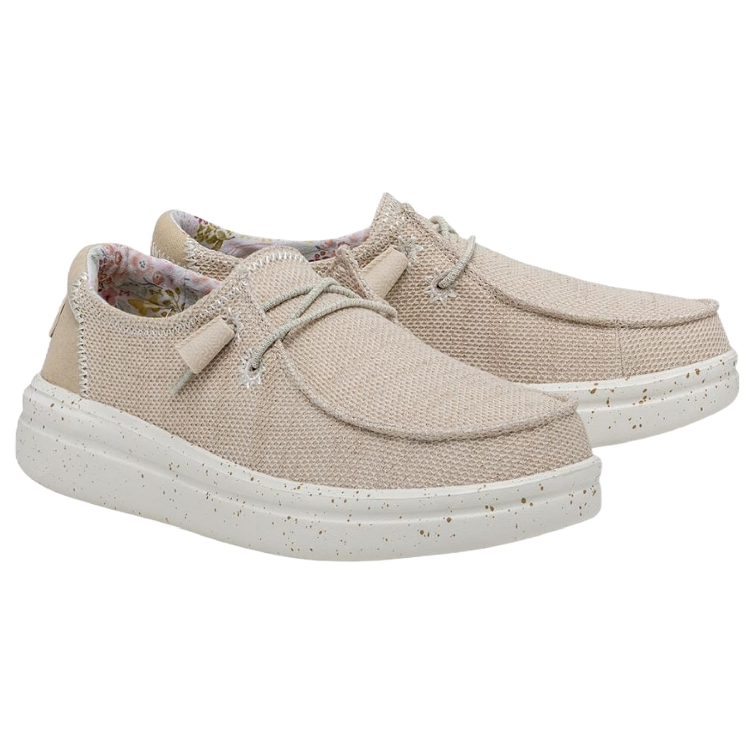 Hey Dude Ladies Wendy Rise Stretch Dove Beige Slip On Shoes 40076-1KV - Walmart.com