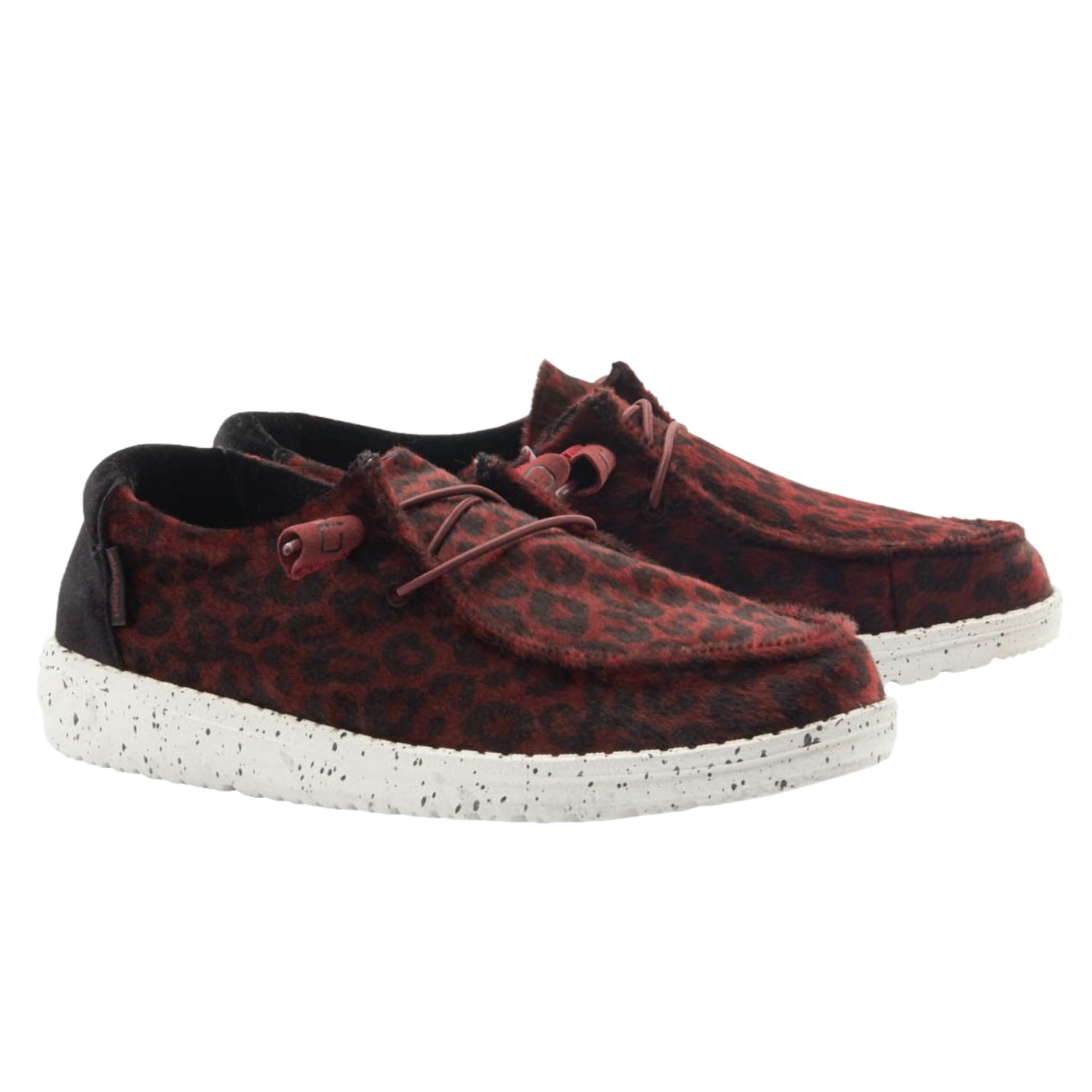 Hey Dude Ladies Wendy Scarlett Leopard Shoes 121416848 - Walmart.com