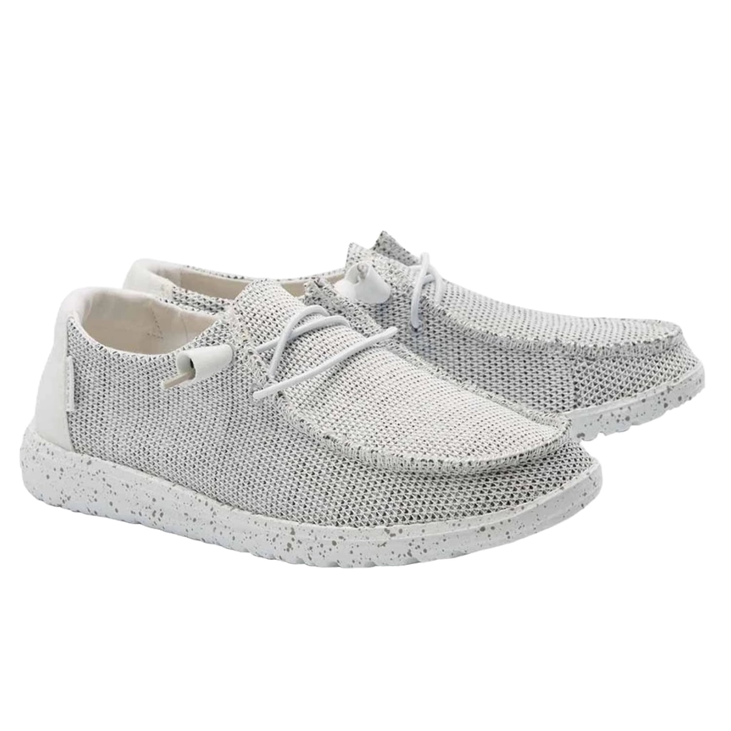 Hey Dude Ladies Wendy Sox Stone White Shoes 121410705 - Walmart.com