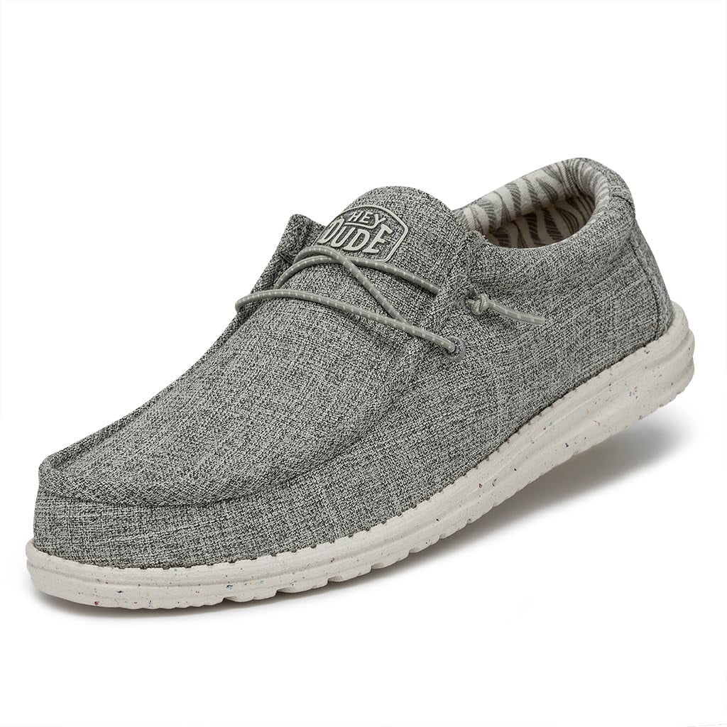 Hey Dude Men's Wally Blend Iron Casual Shoes 40005-1HS - Walmart.com
