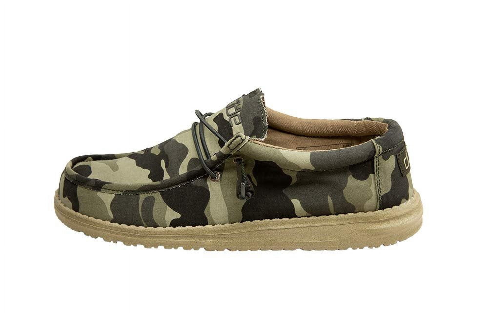 Hey Dude Men's Wally Canvas Camo Shoes 110067003 - Walmart.com