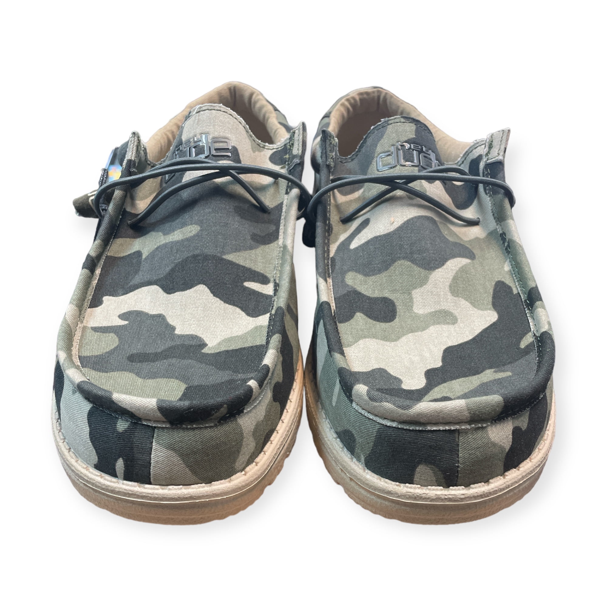 Hey Dude Men's Wally Canvas Camo Shoes 110067003 - Walmart.com